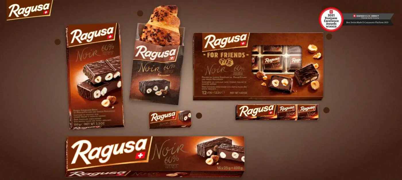Ragusa: Hazelnut Chocolate Bars Since 1942 - SwissMadeDirect