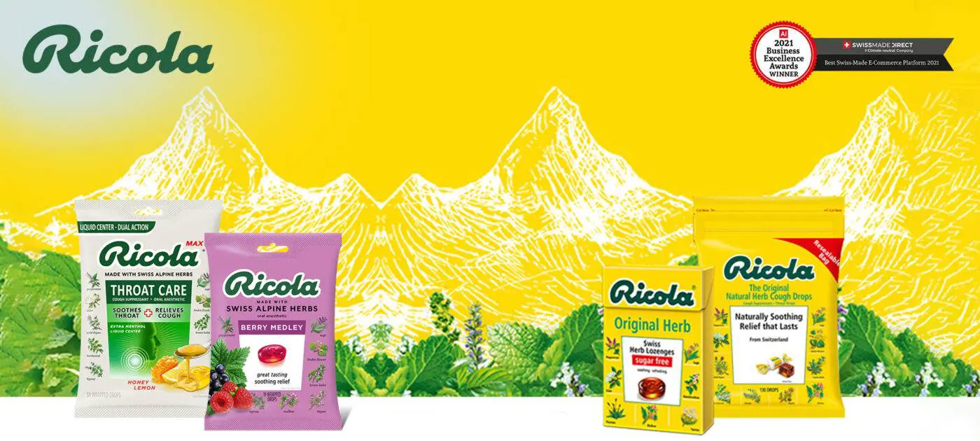 Ricola: Herbal Drops for Natural Refreshment - SwissMade Direct