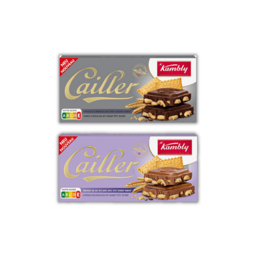Cailler Chocolate With Kambly Biscuit 180 g - Swiss Made Direct