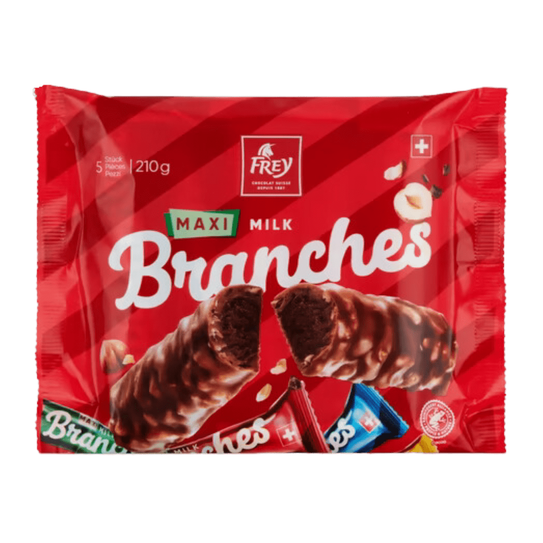 Frey Chocolate Logo Frey Maxi Milk Chocolate Branches Swiss Made