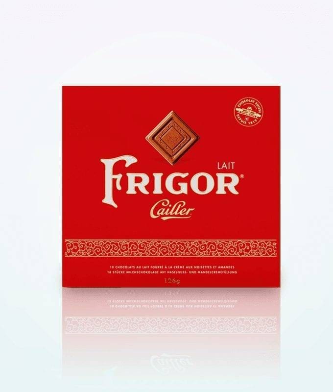 Cailler Frigor Milk Chocolate Box 126g - Swiss Made Direct