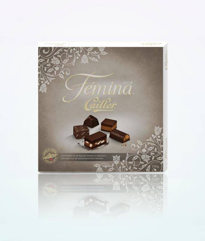 Cailler Femina Dark Pralines sortidos - Swissmade Diret