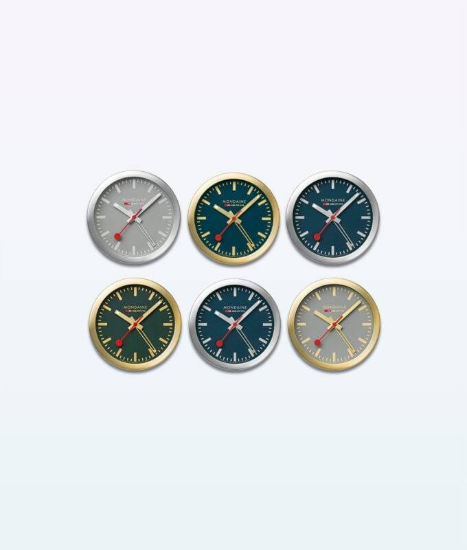 Mondaine Mini Wall Clock - Swiss Made Direct