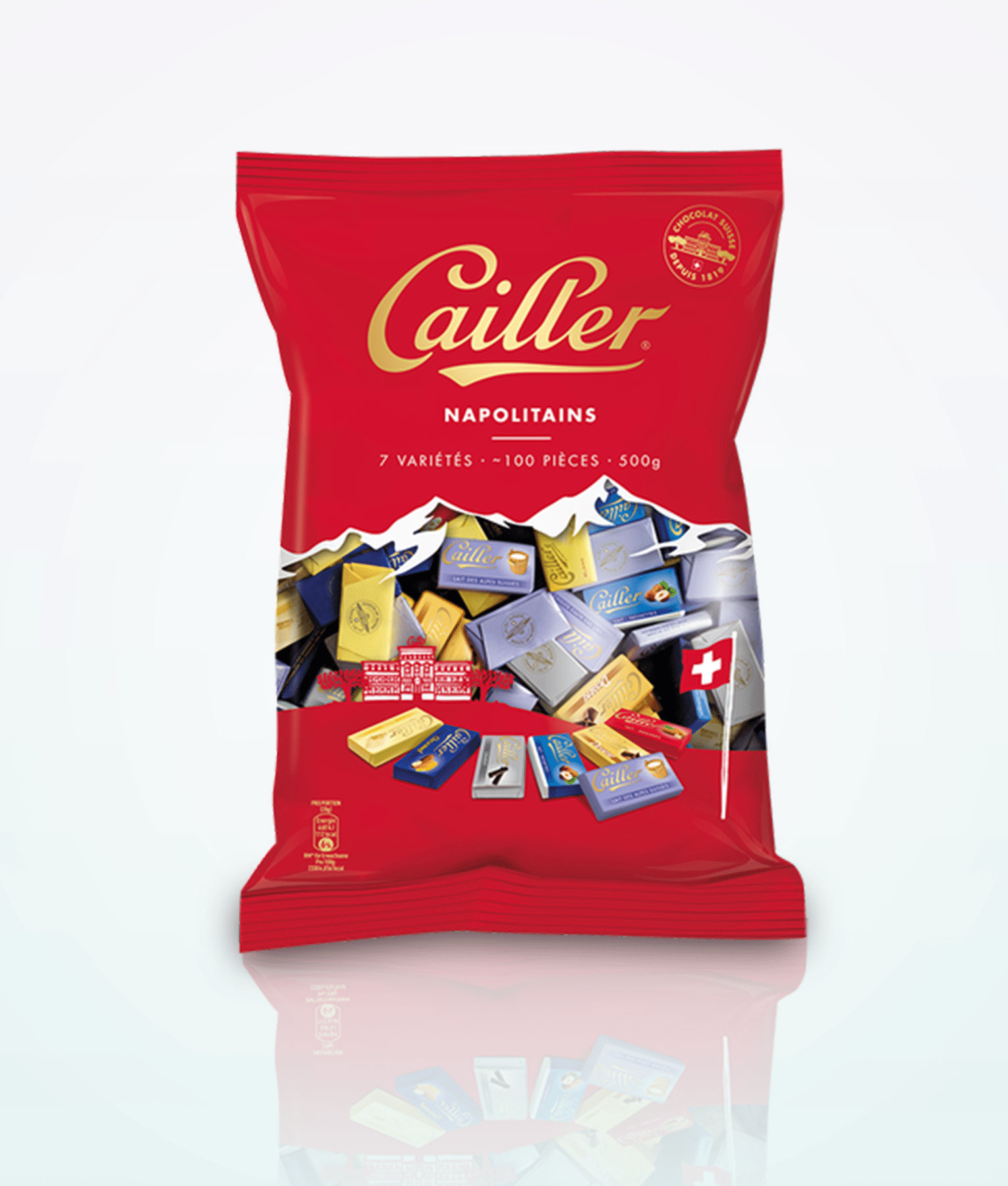 Cailler Assorted Napolitains Chocolate - SwissMade Direct