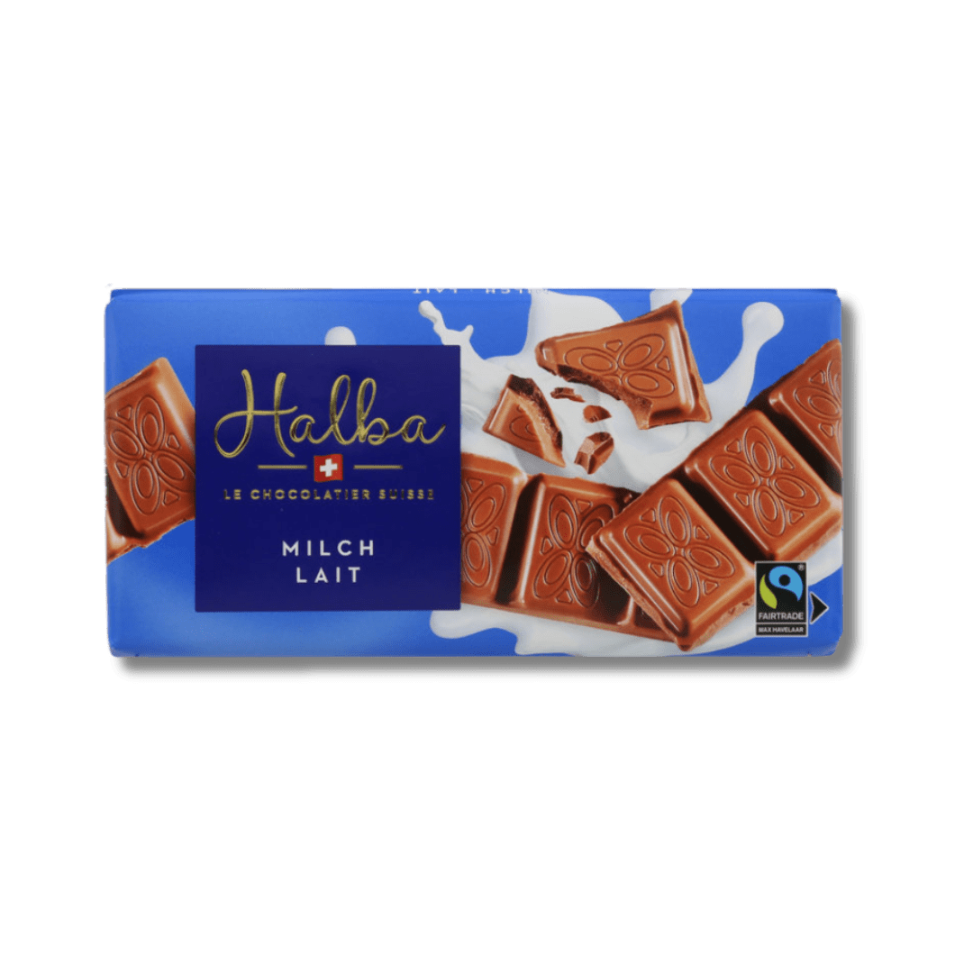 Milk Chocolate Bar 100 g | Halba - Swiss Made Direct