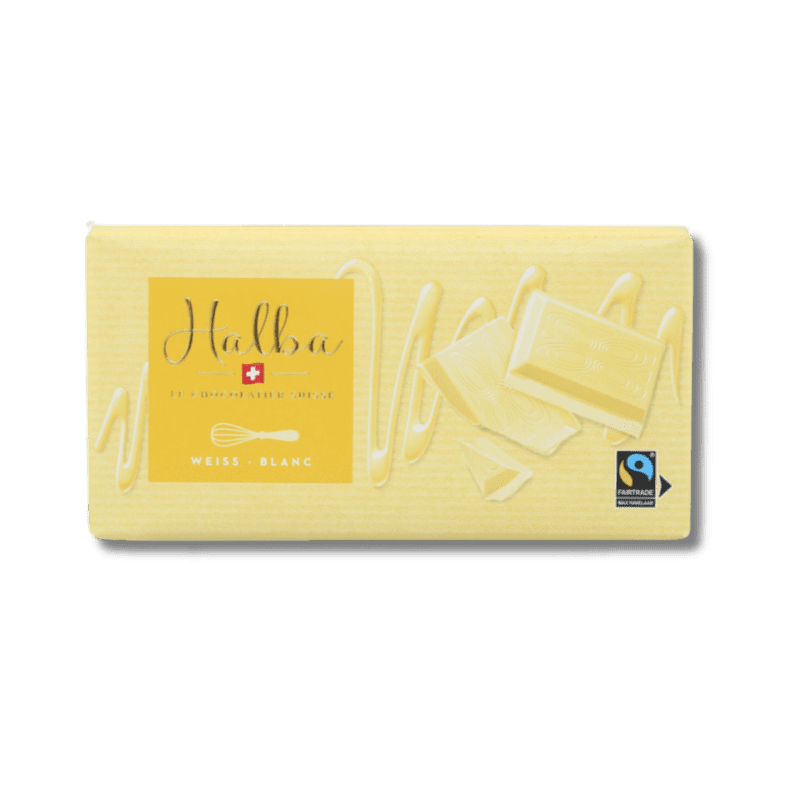White Chocolate Bar 200 g | Halba - Swiss Made Direct