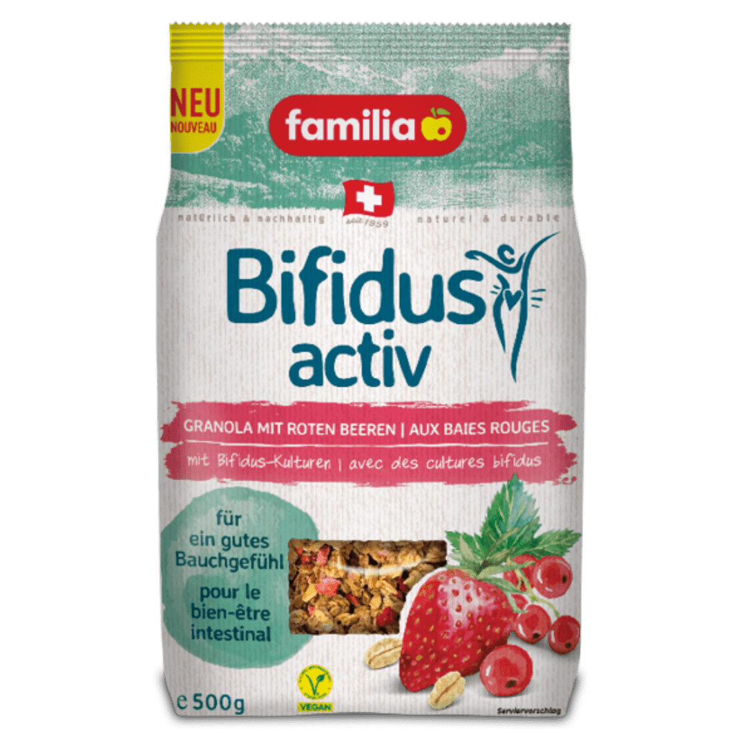 Bifidus Probiotic Red Berry Granola - Swiss Made Direct